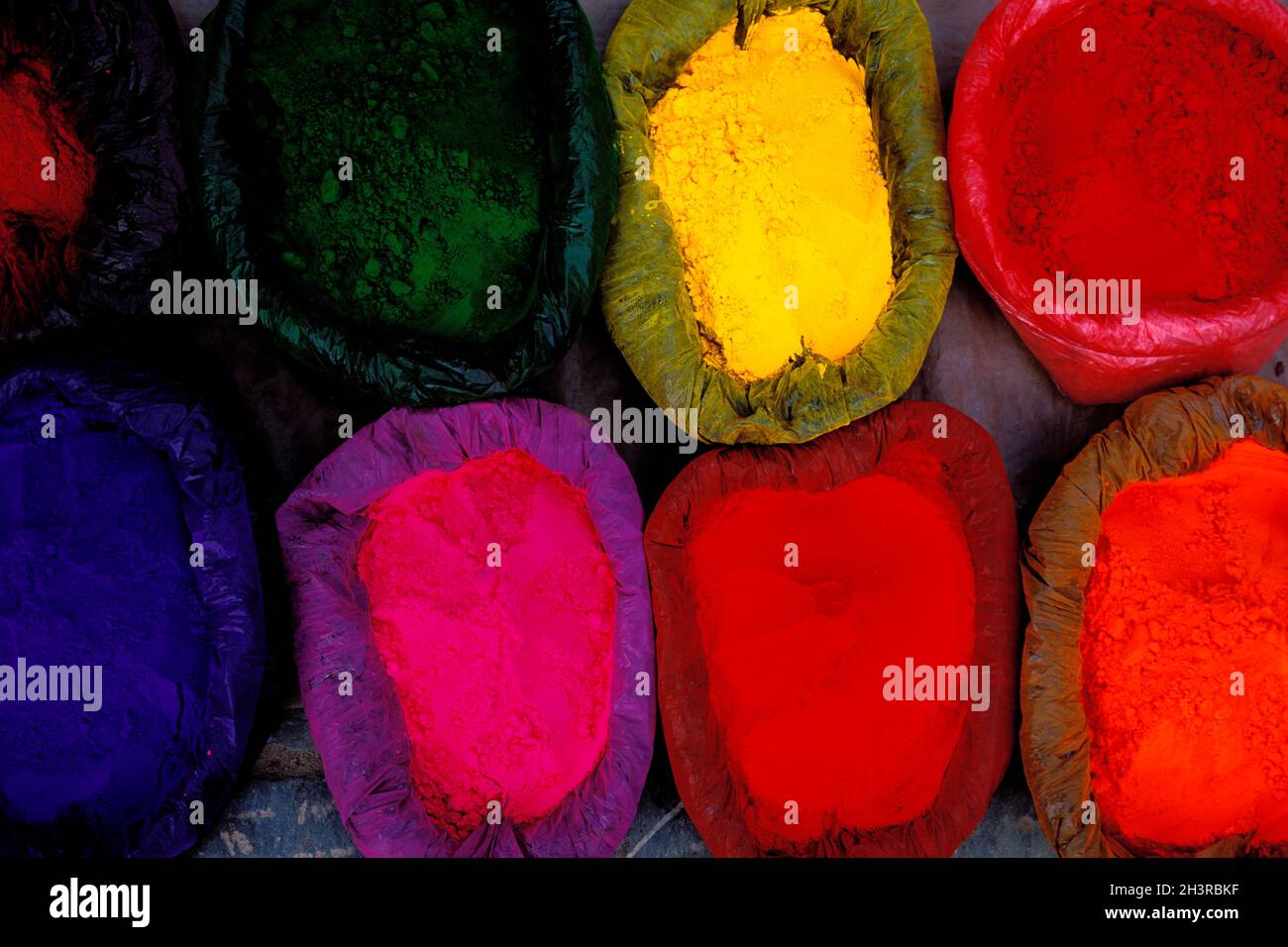 Nepal. Kathmandu valley. Hindu Temple of Pashupatinath. Offering color ...