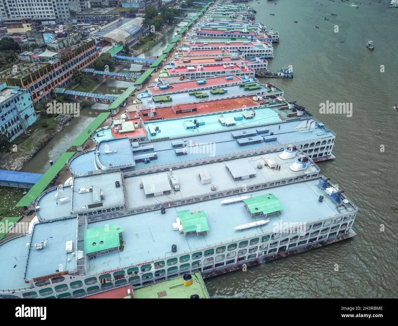 Dhaka, Bangladesh. 30th Oct, 2021. Dhaka River Port is the Central and ...