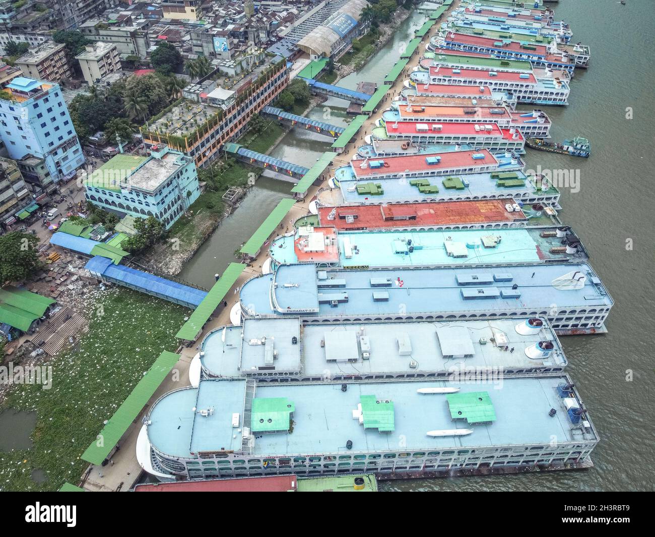 Dhaka, Bangladesh. 30th Oct, 2021. Dhaka River Port is the Central and ...