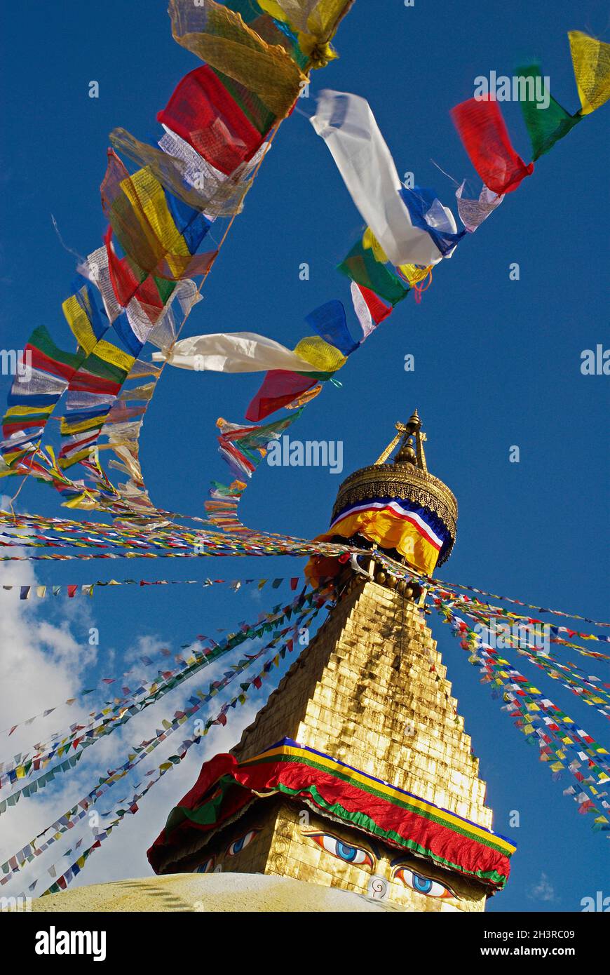 Nepal, Kathmandu valley, Buddhist stupa of Bodnath Stock Photo - Alamy