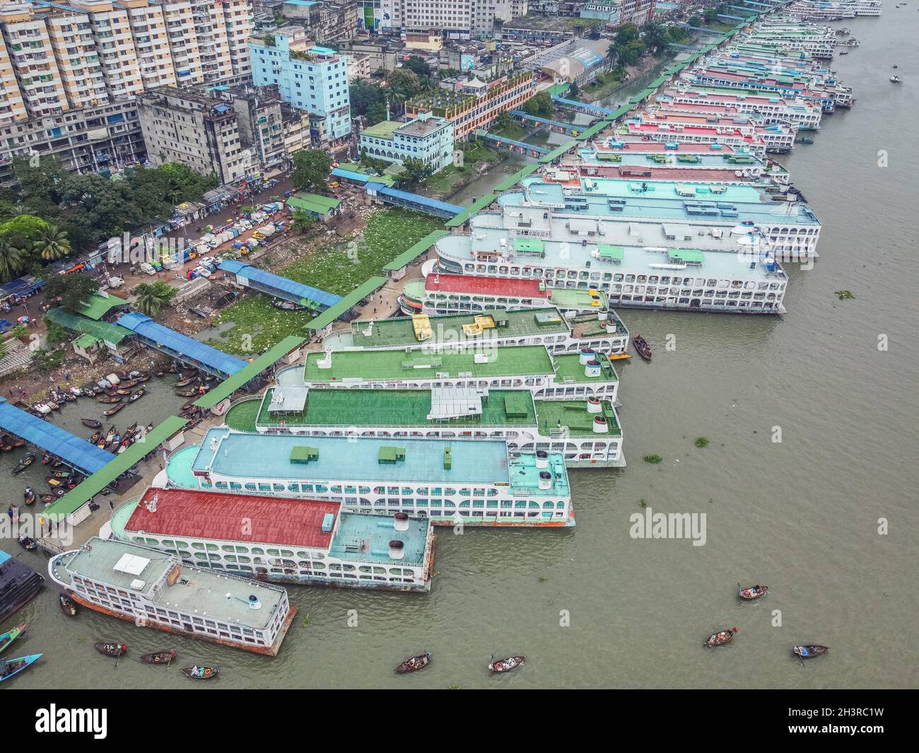 Dhaka, Bangladesh. 30th Oct, 2021. Dhaka River Port is the Central and ...