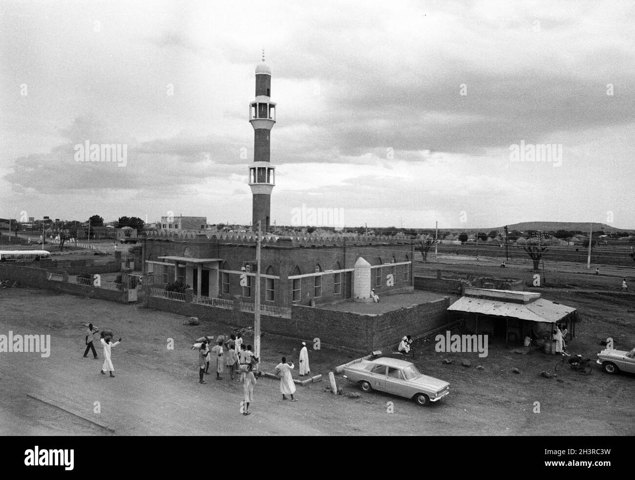 Africa, Sudan, Wad Madani 1976. A mosque Stock Photo - Alamy