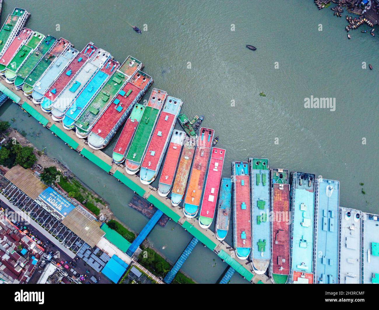 Dhaka, Bangladesh. 30th Oct, 2021. Dhaka River Port is the Central and ...
