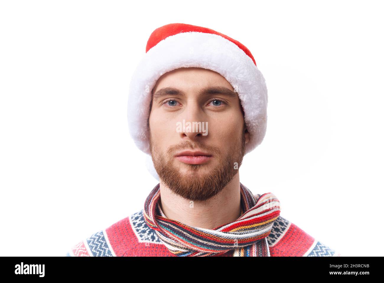 merry man christmas toys holiday emotions light background Stock Photo ...