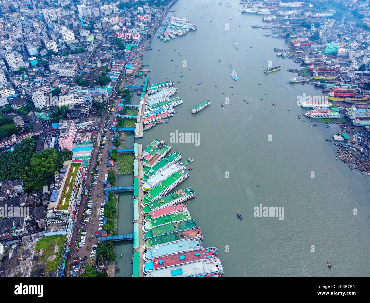 Dhaka, Bangladesh. 30th Oct, 2021. Dhaka River Port is the Central and ...