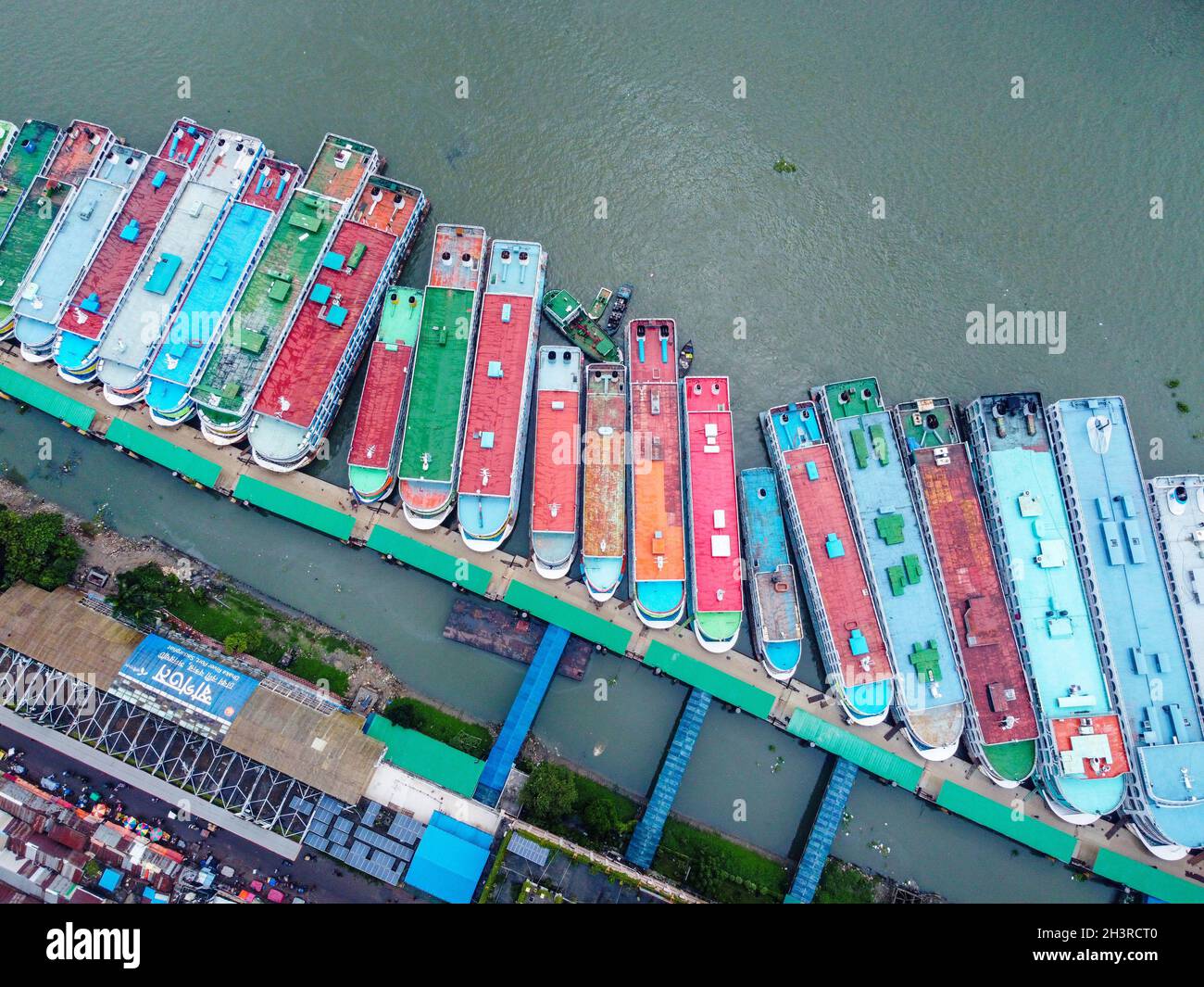 Dhaka, Bangladesh. 30th Oct, 2021. Dhaka River Port is the Central and ...