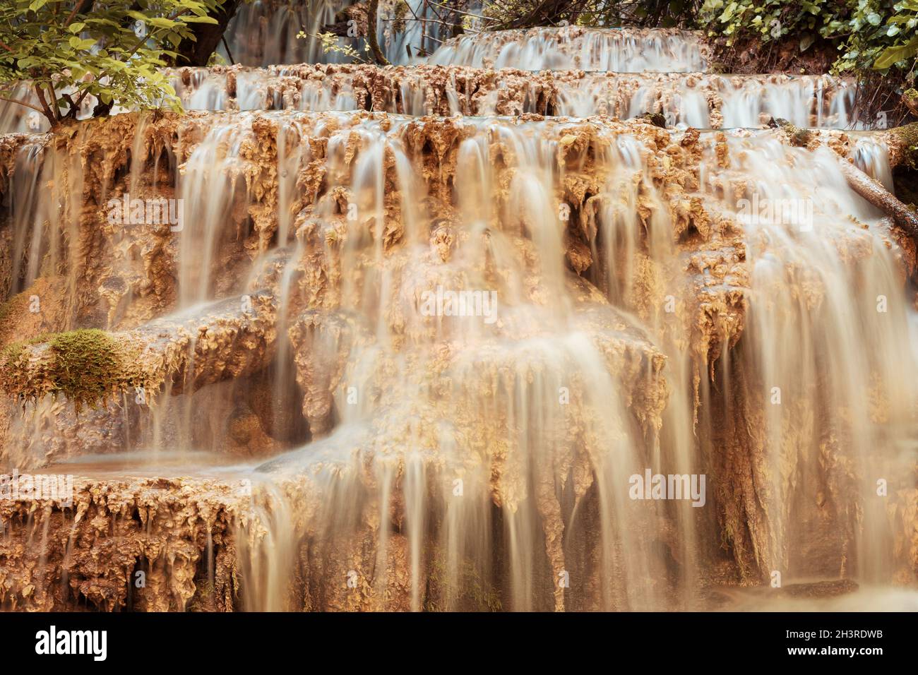 Spring view, Krushuna waterfalls, Bulgaria Stock Photo - Alamy