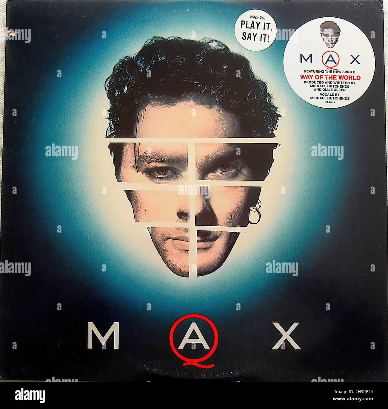 Max Q 1988 Michael Hutchence Lp Record Album Original Vintage Vinyl ...