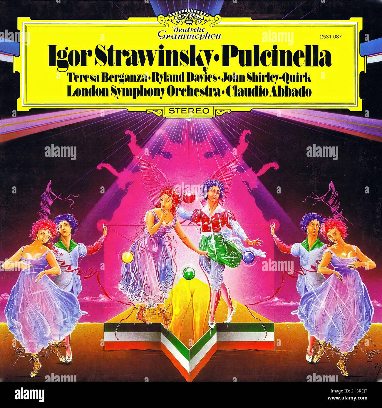 Stravinsky Pulcinella - Abbado DGG - Classical Music Vintage Vinyl ...