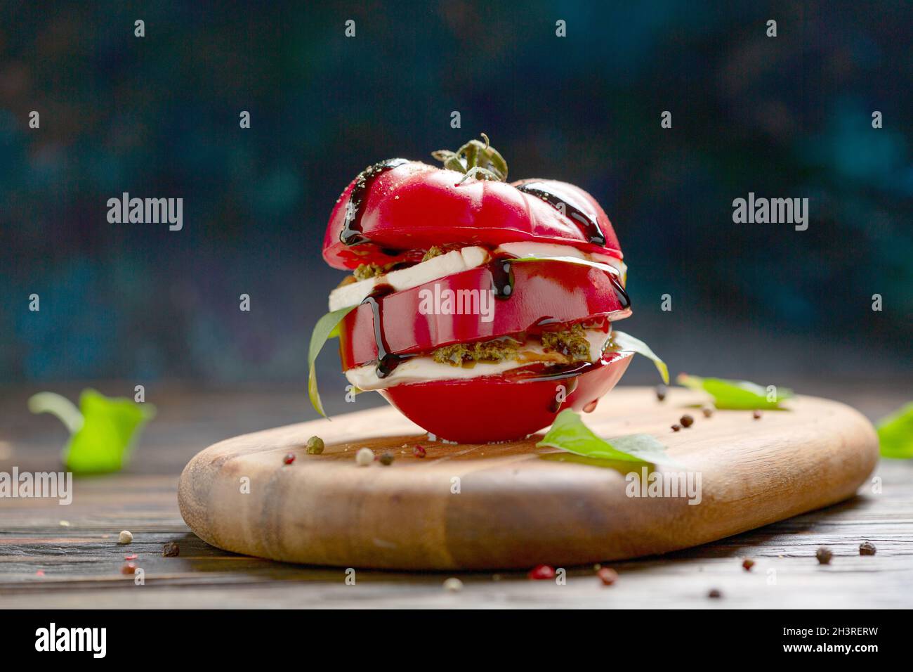 Italian caprese salad Stock Photo - Alamy