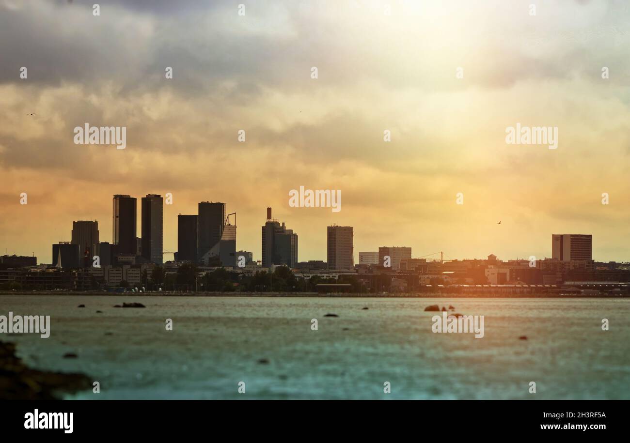 City view from tallinn bay hi-res stock photography and images - Alamy