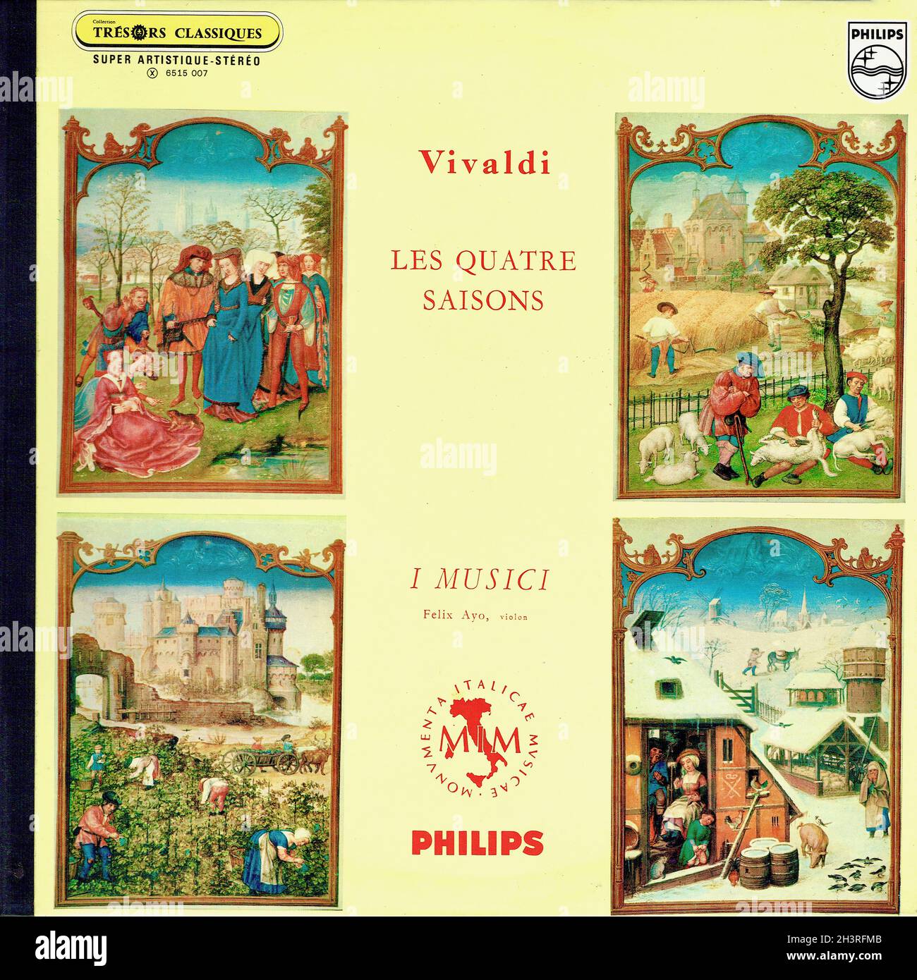 Vivaldi Les Quatre Saisons â€¢ Four Seasons - I Musici Philips 1 - Classical Music Vintage Vinyl ...