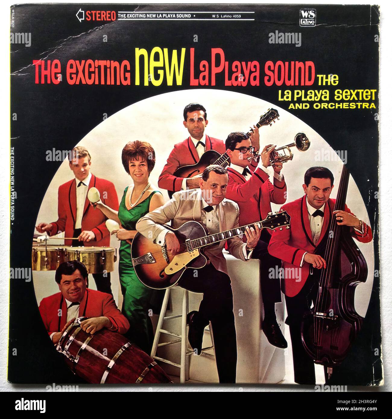 1960s Lp Record Original Vintage Vinyl Album La Playa Sextet Stock ...