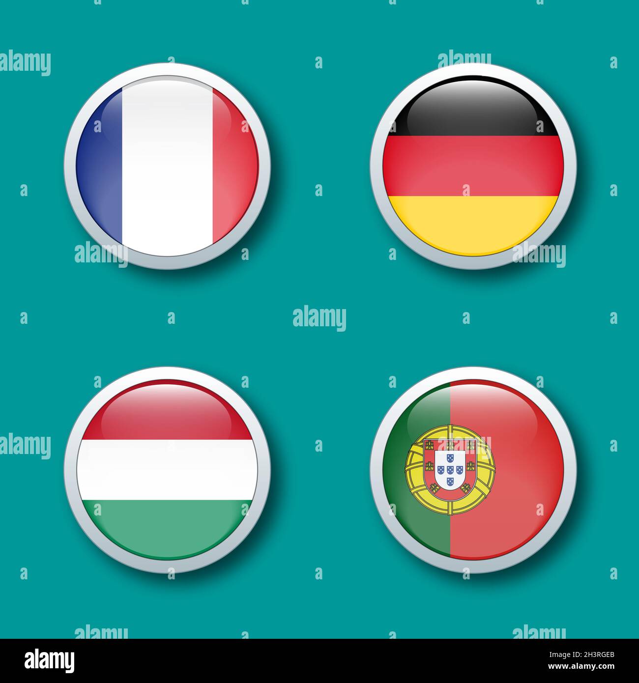 Drapeau drapeau logo hi-res stock photography and images - Alamy