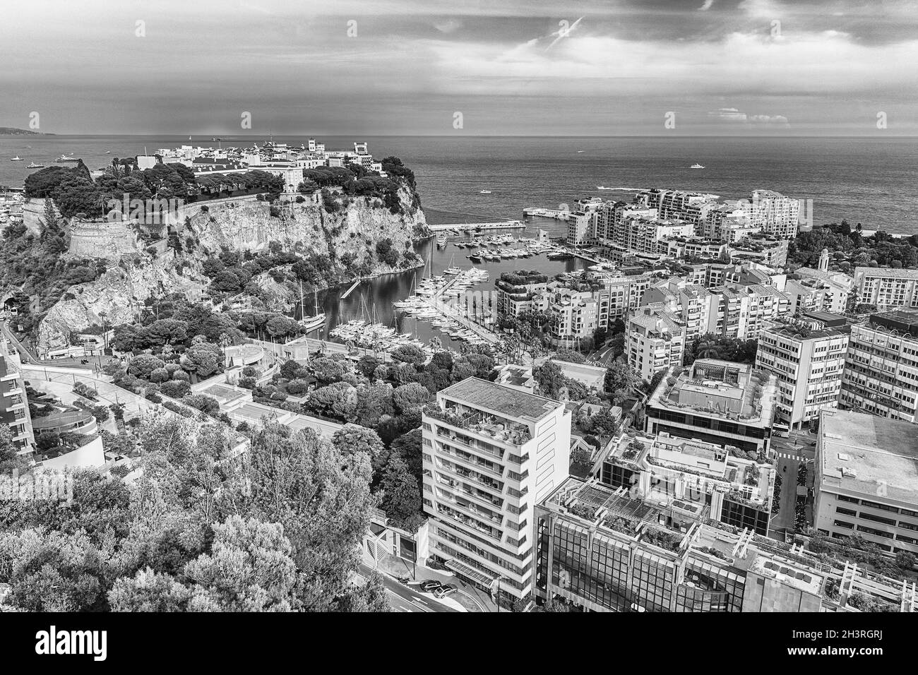 Monaco Black and White Stock Photos & Images - Alamy