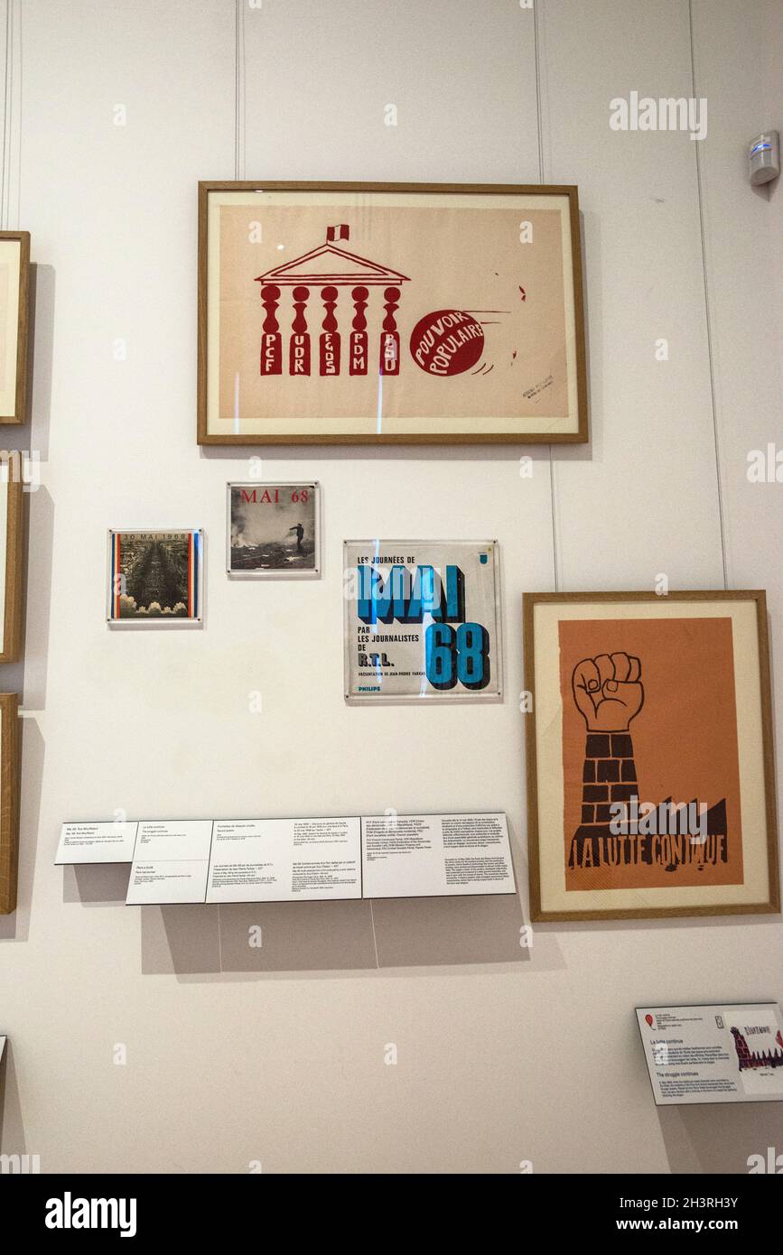 Posters of May 68 in Paris Stock Photo - Alamy