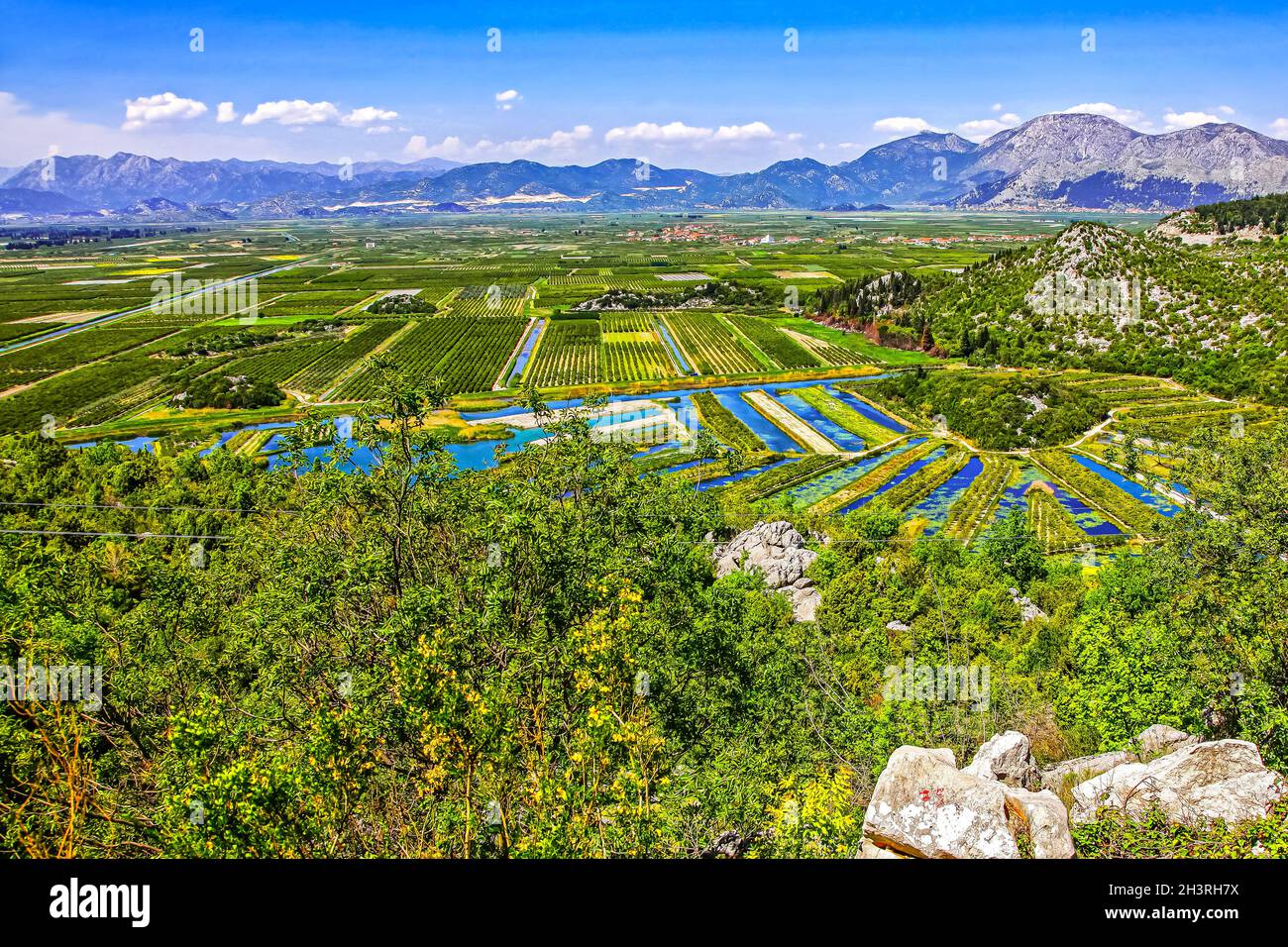 Greece fields hi-res stock photography and images - Alamy