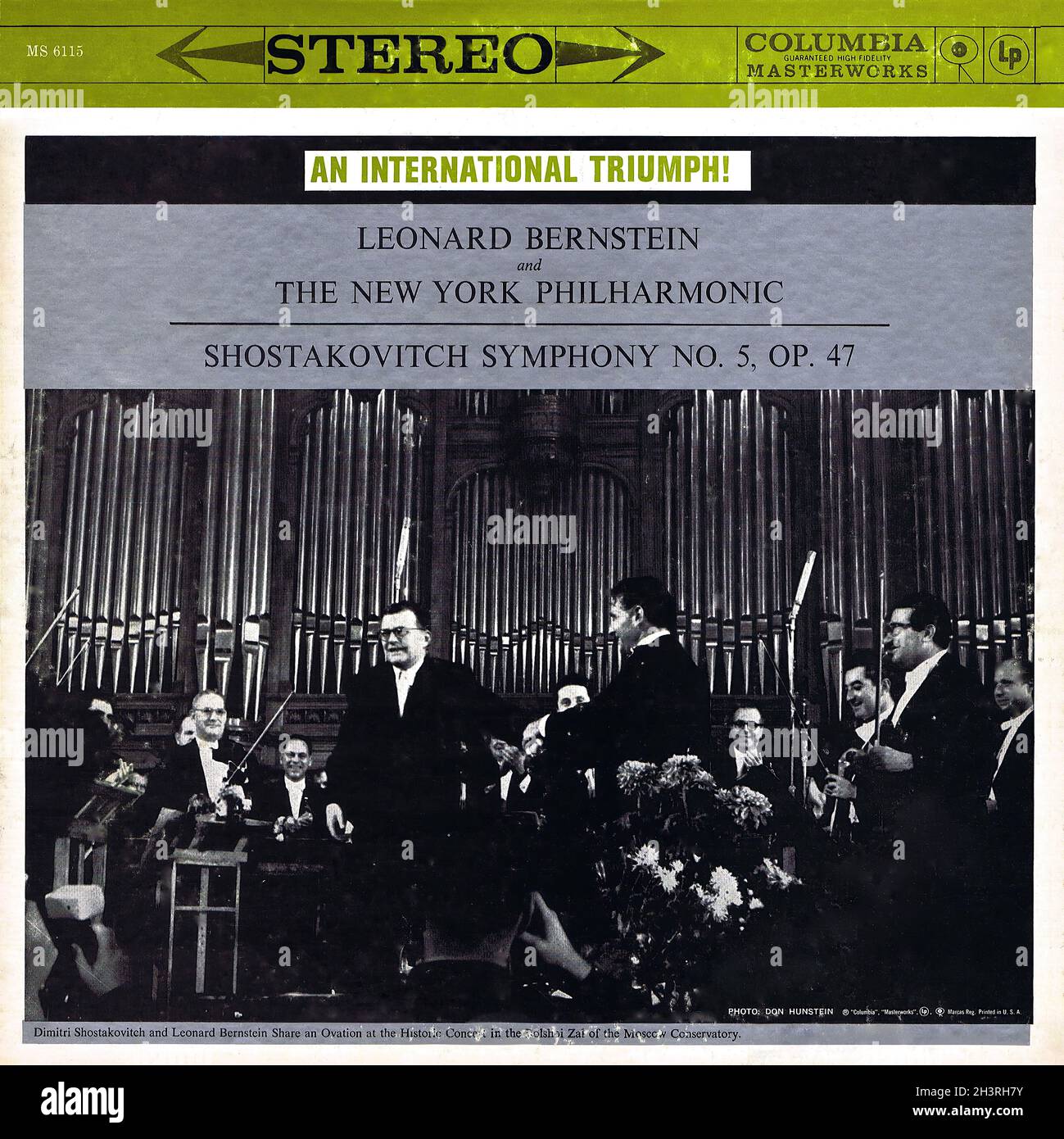 Shostakovich Symphony 5 - Bernstein Columbia US 1 - Classical Music ...