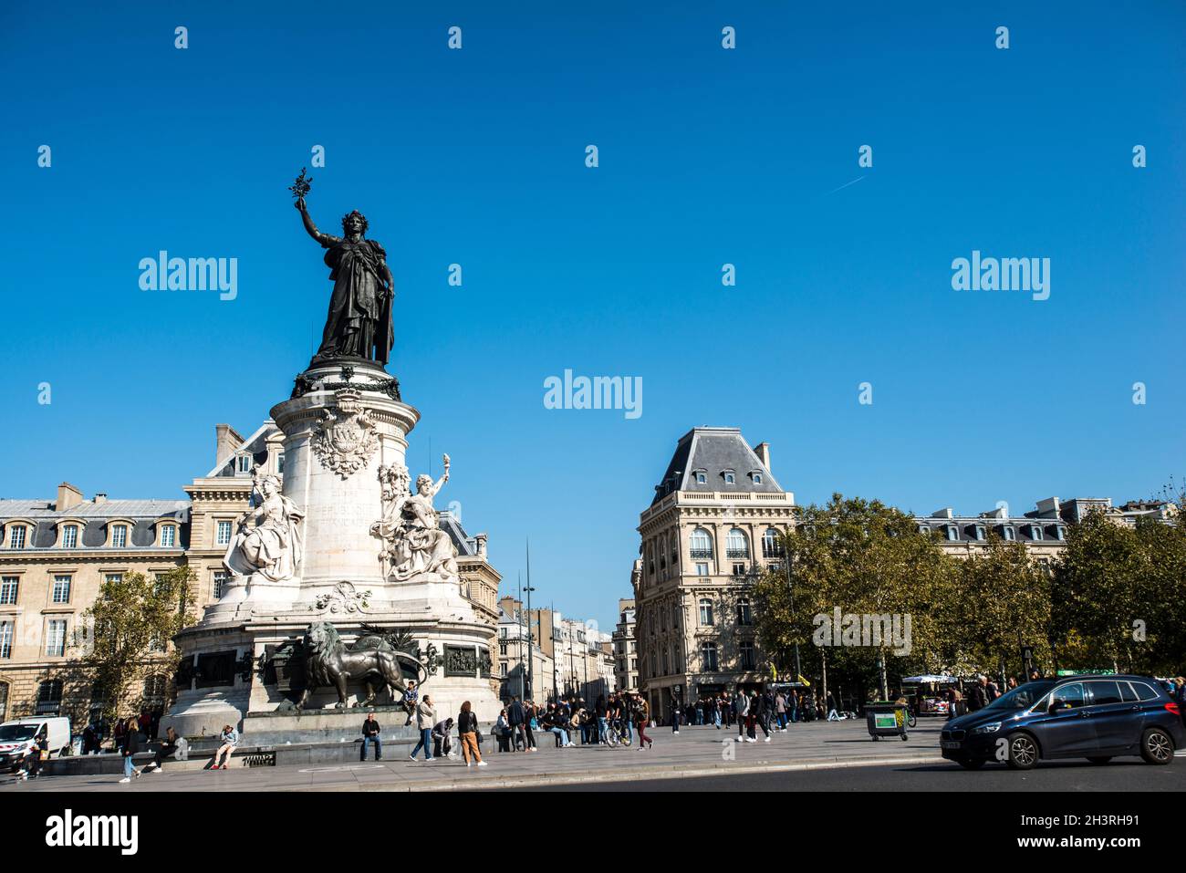 Place de la République, Paris Stock Photo - Alamy