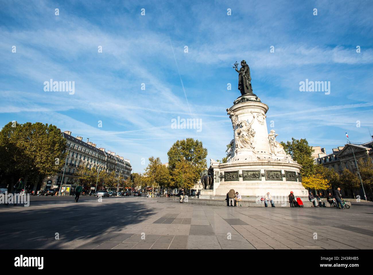 Place de la République, Paris Stock Photo - Alamy