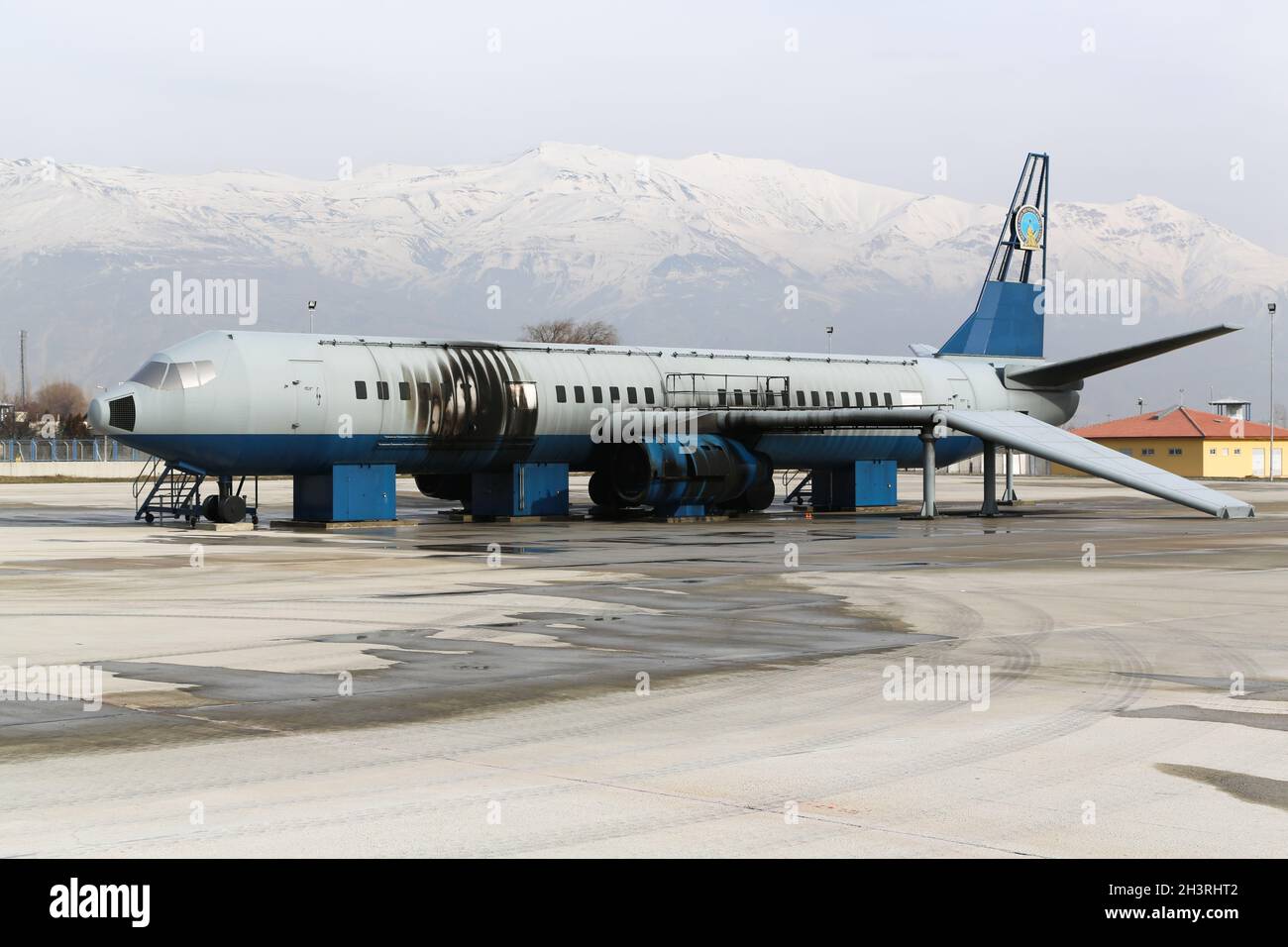 State Airports Authority Aircraft Fire Simulator at Erzincan Airport ...