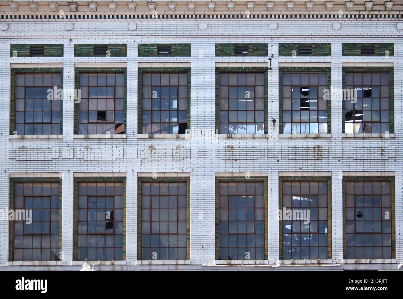 Close-up Building Detail Brick Wall and Windows Stock Photo - Alamy