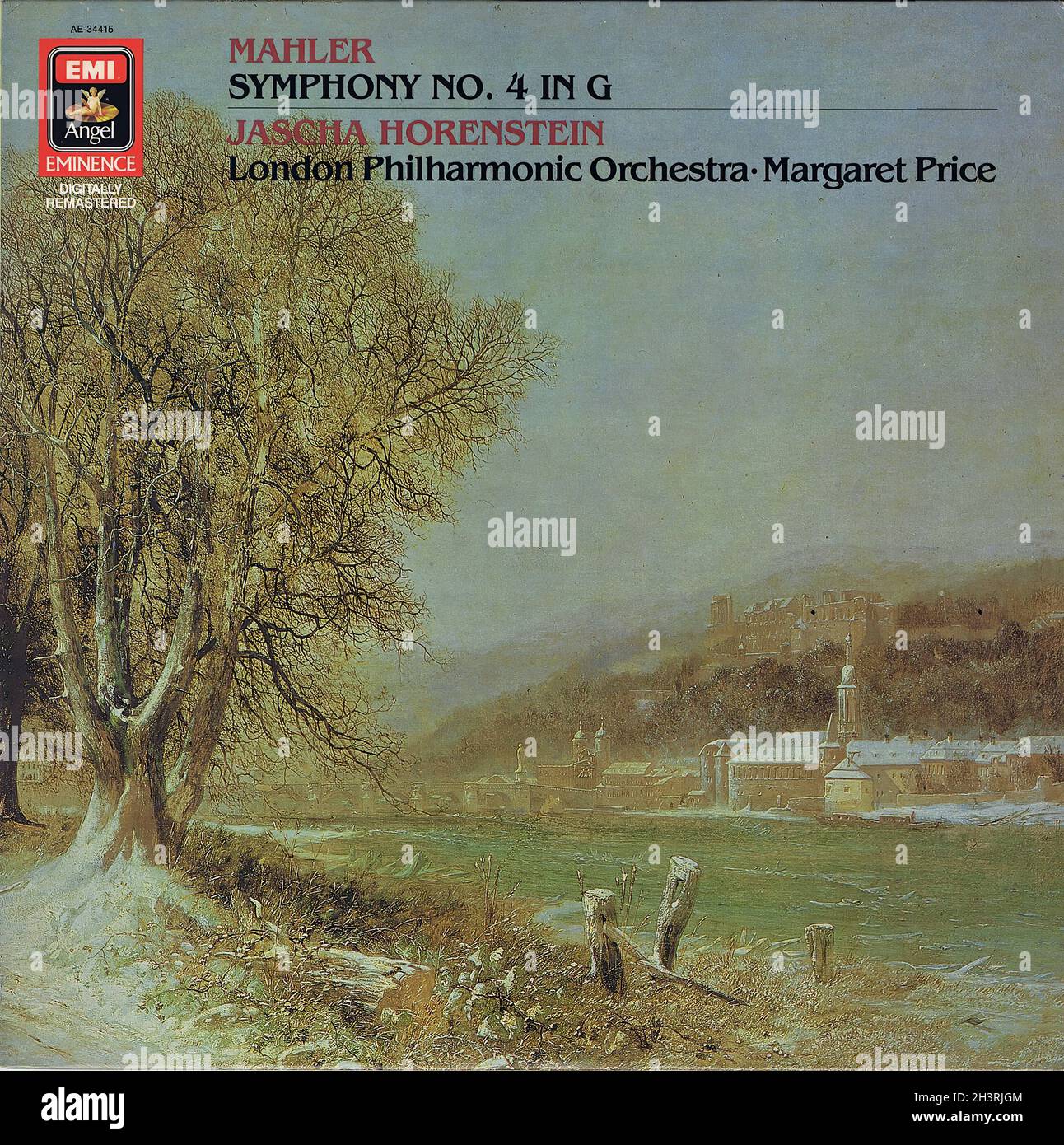 Mahler Symphony 4 - Horenstein EMI Angel - Classical Music Vintage Vinyl Record Stock Photo - Alamy