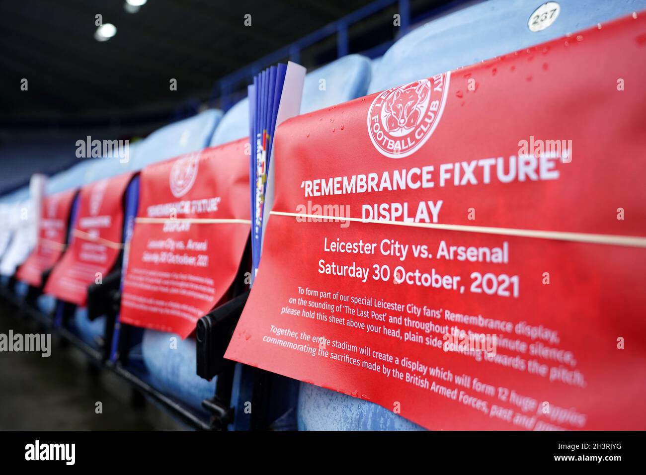 A view of a instructions for spectators in advance of thie 'Remembrance ...