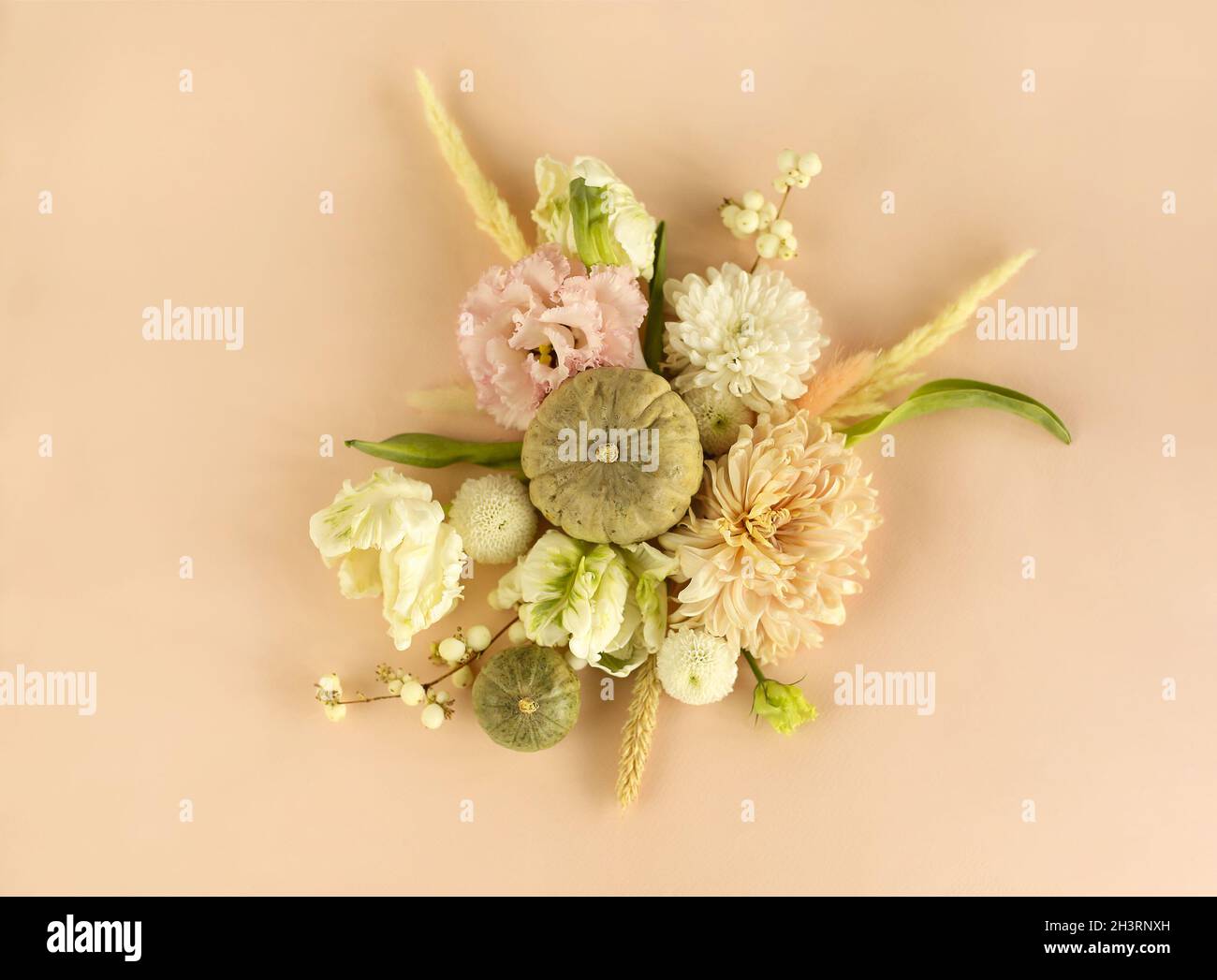 Natural composition of fresh flowers Stock Photo - Alamy