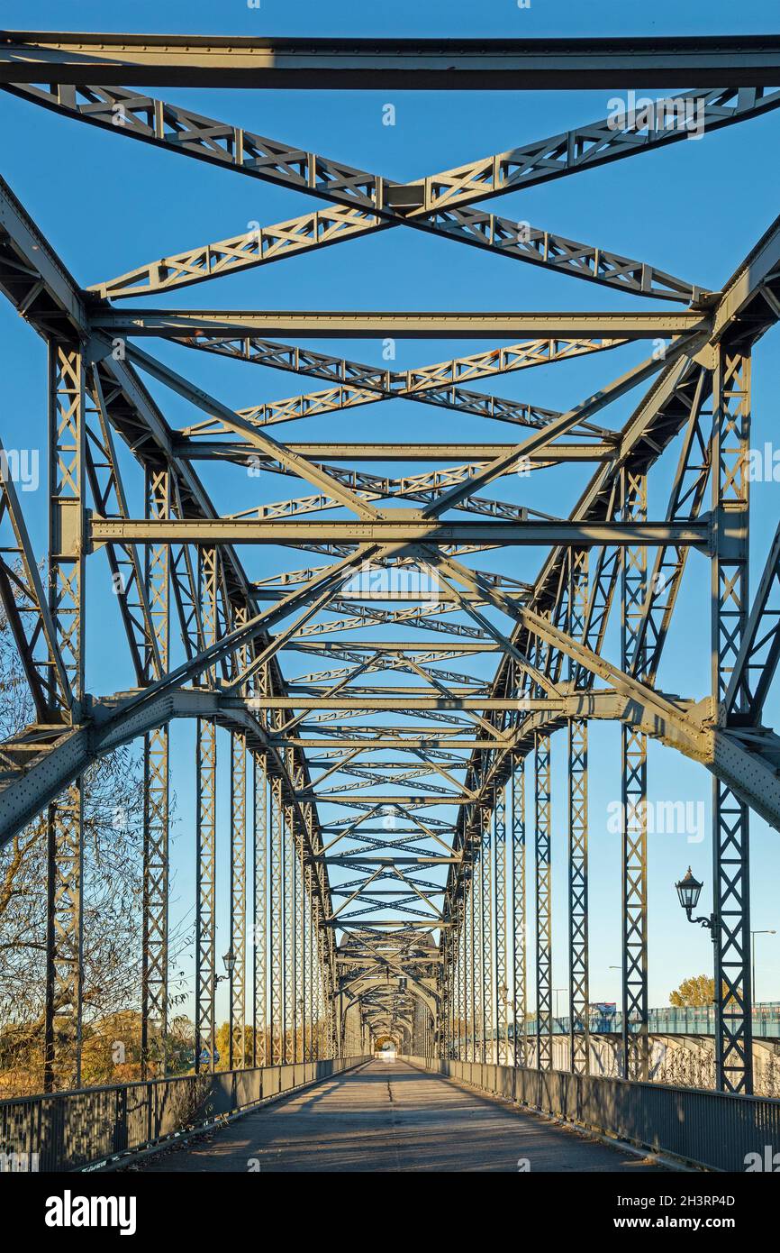 Old Harburg Elbe Bridge, Harburg, Hamburg, Germany Stock Photo - Alamy