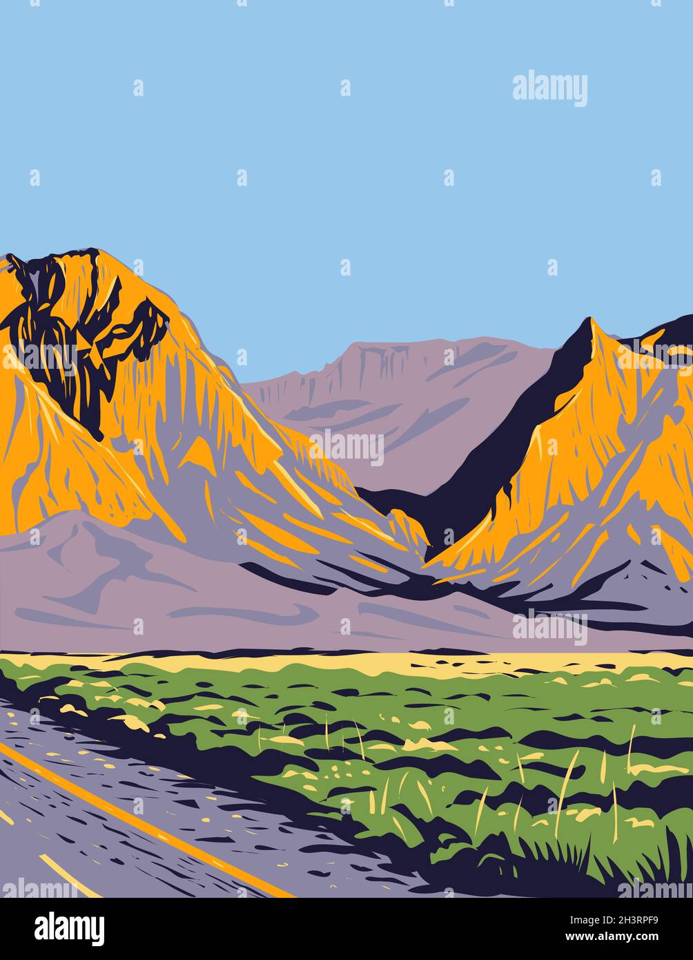 The Chisos Mountains or Chisos Located in Big Bend National Park in the ...