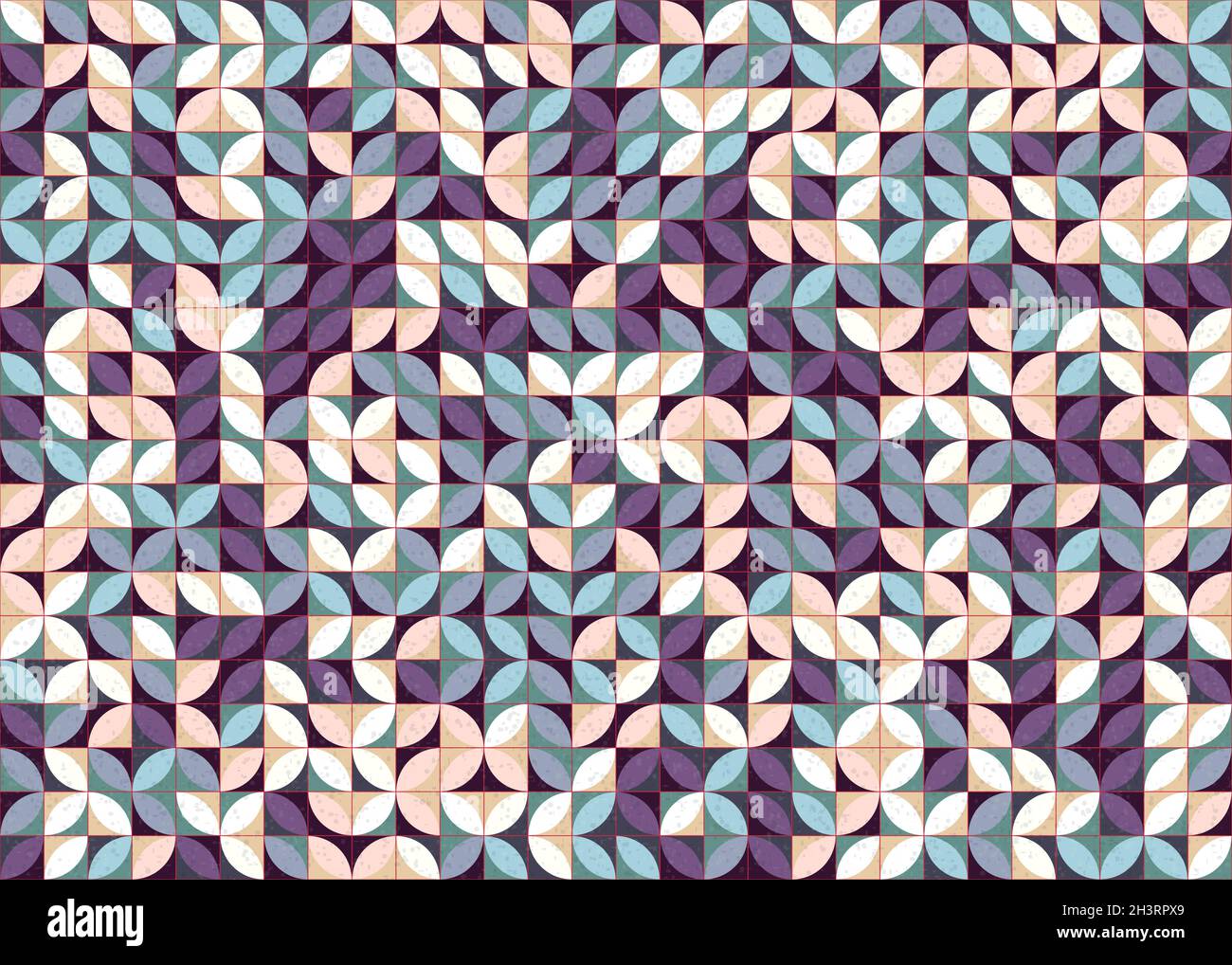 Abstract Geometrical generative computational art illustration Stock ...