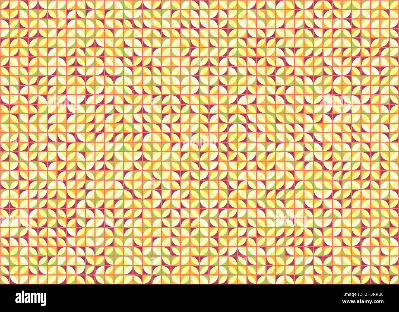 Abstract Geometrical generative computational art illustration Stock ...