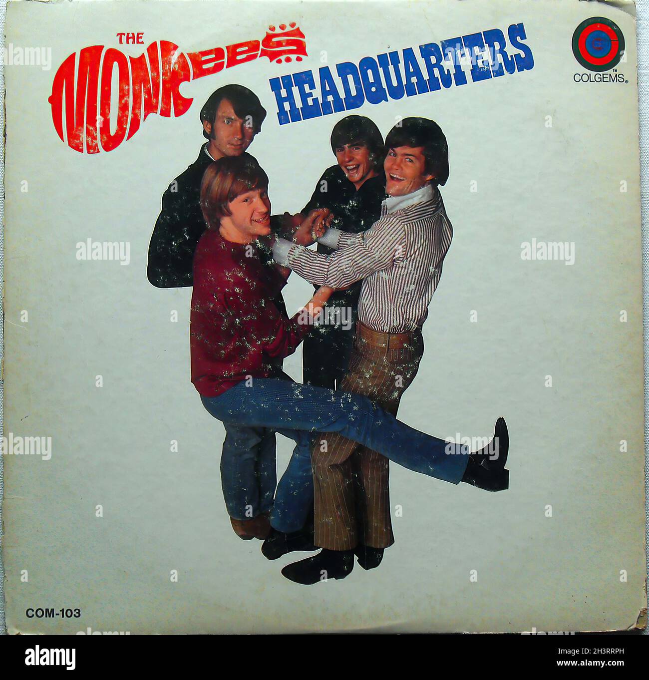 The Monkees 1960s Lp Original Vintage Vinyl Record Album 01 Stock Photo ...
