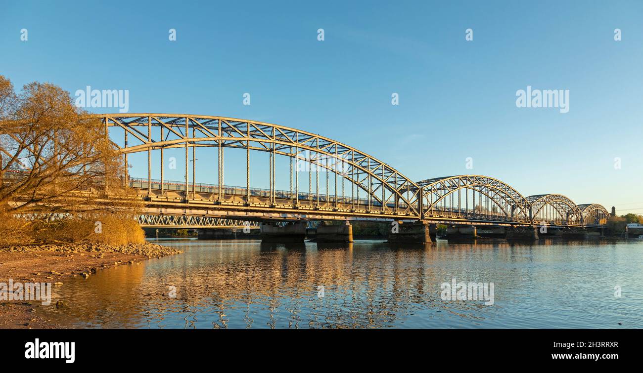 Old harburg elbe bridge hi-res stock photography and images - Alamy