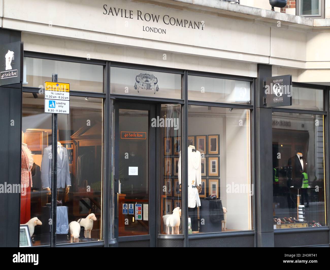 The Saville Row Company store fashion store in London, UK Stock Photo ...