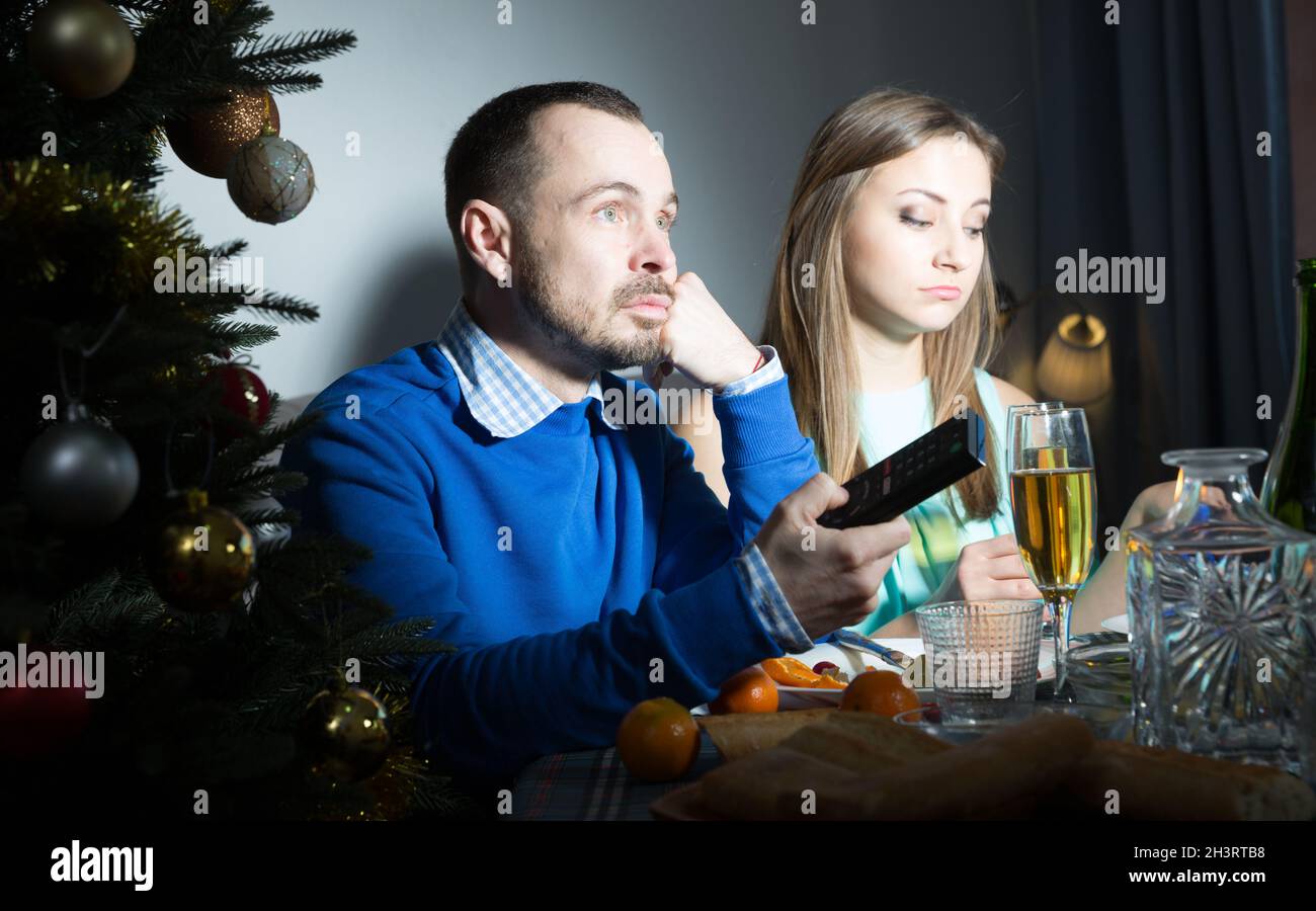 Tired family christmas hi-res stock photography and images - Alamy