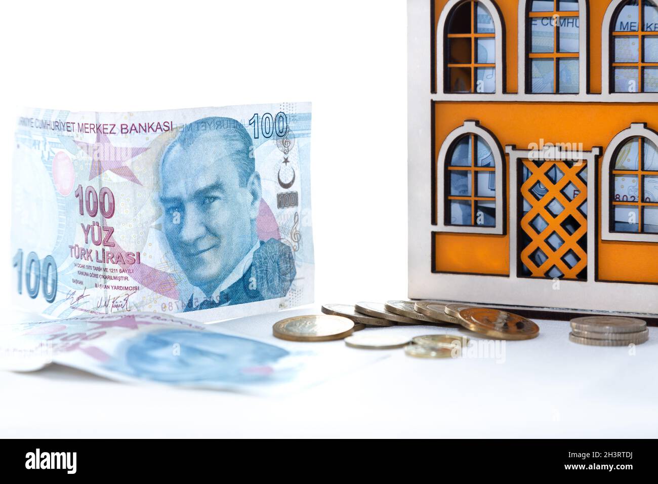 Saving Money concept for Business, Financial and Investment. Wooden ...