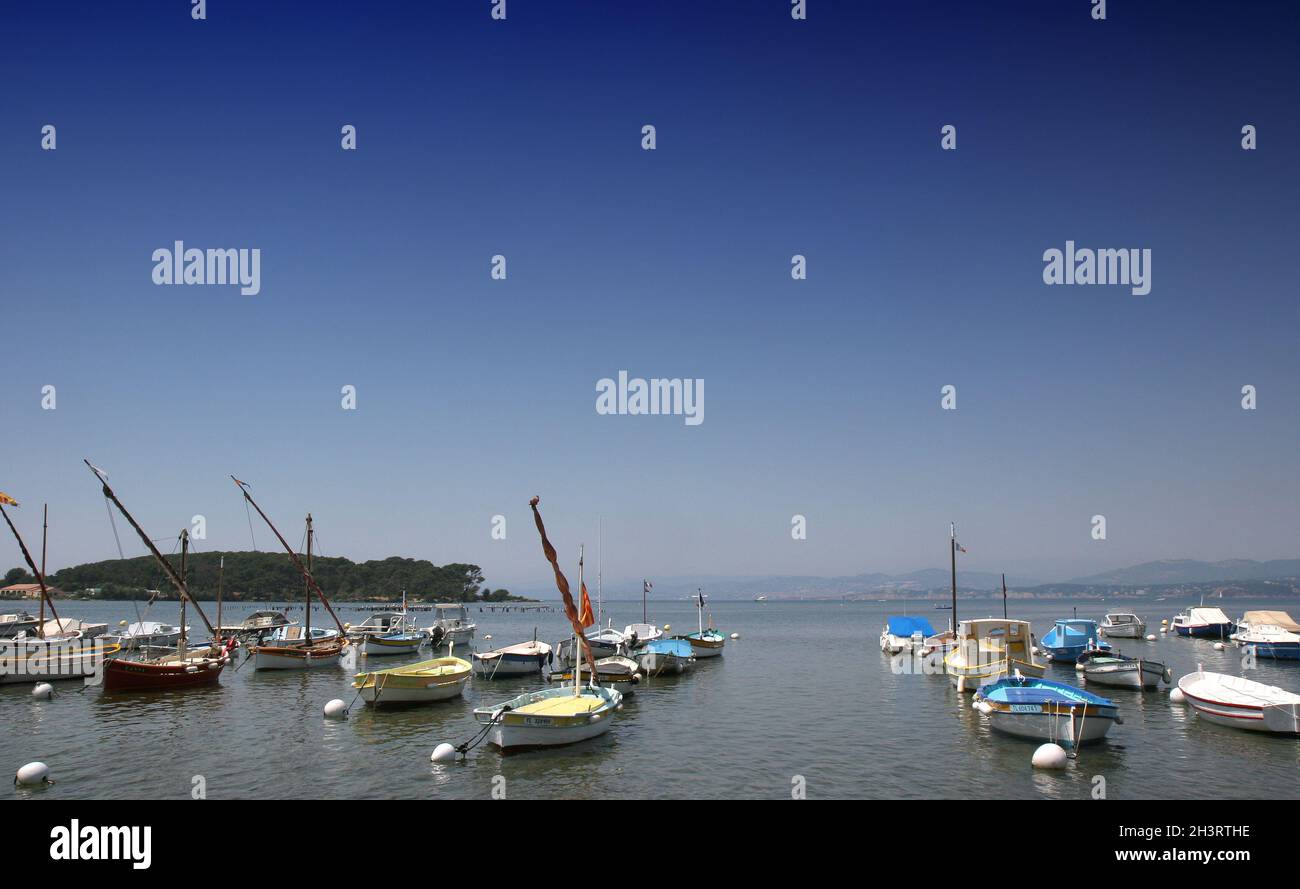 boats in the harbour of bandol, french riviera, france Stock Photo - Alamy