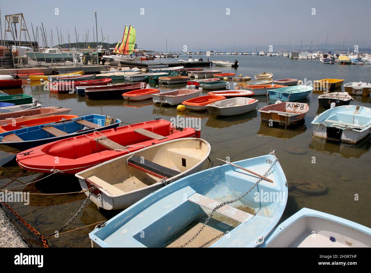 boats in the harbour of bandol, french riviera, france Stock Photo - Alamy