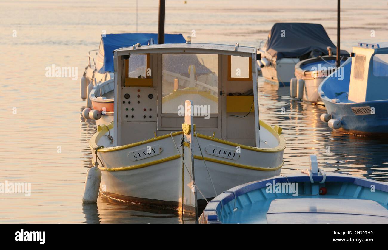 boats in the harbour of bandol, french riviera, france Stock Photo - Alamy