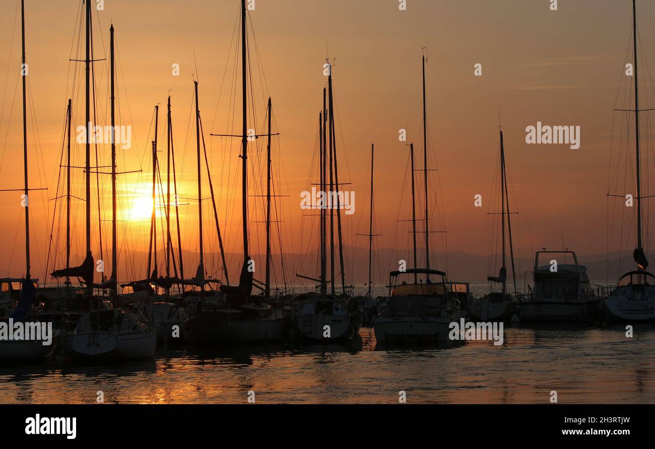 boats in the harbour of bandol, french riviera, france Stock Photo - Alamy