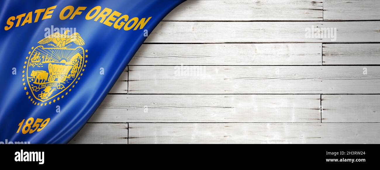 Oregon flag hi-res stock photography and images - Alamy