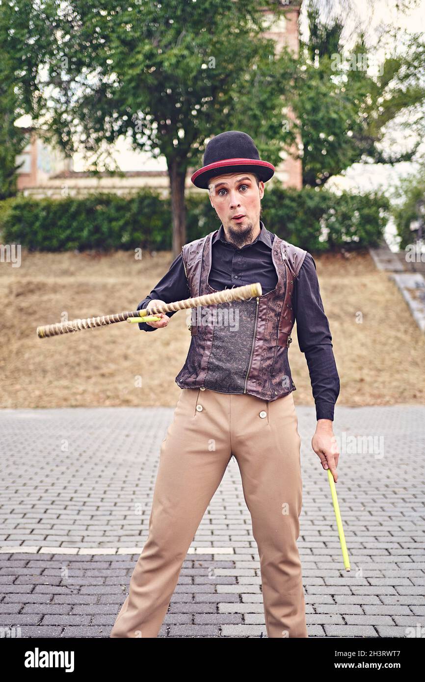 Devil stick hi-res stock photography and images - Alamy