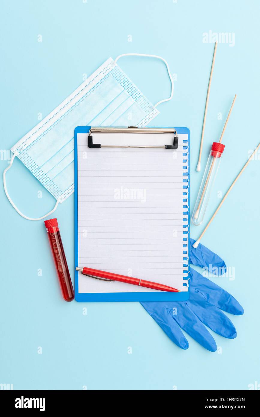 Writing Important Medical Notes Laboratory Testing New Virus Medicine ...