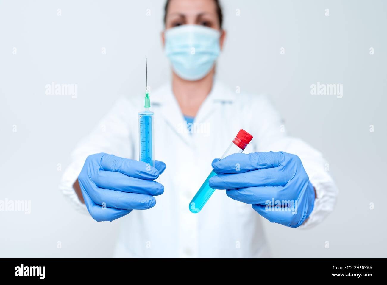 Preparing Medical Vaccine Presenting New Medicine Formulation ...