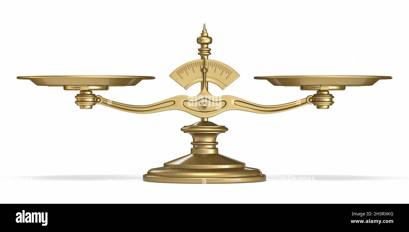 Golden scales Cut Out Stock Images & Pictures - Alamy