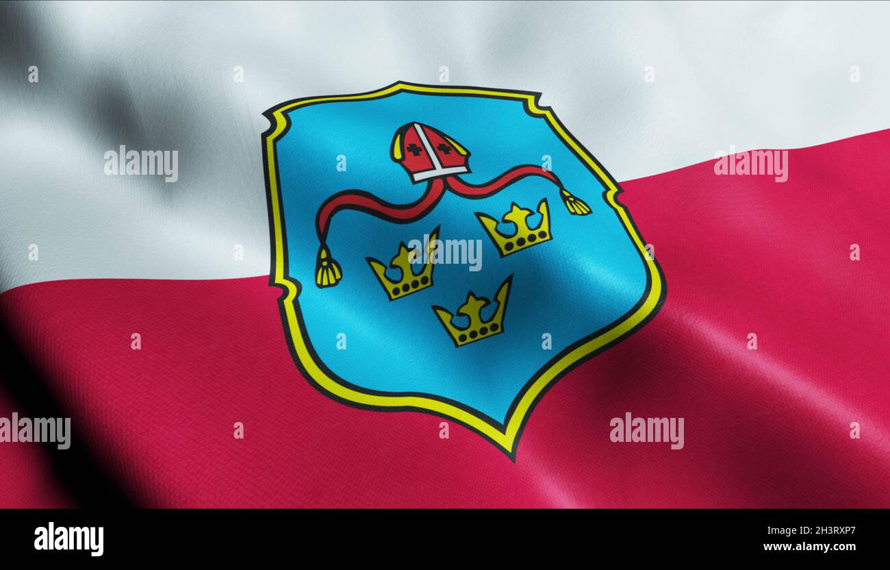 3d flag of pland hi-res stock photography and images - Alamy