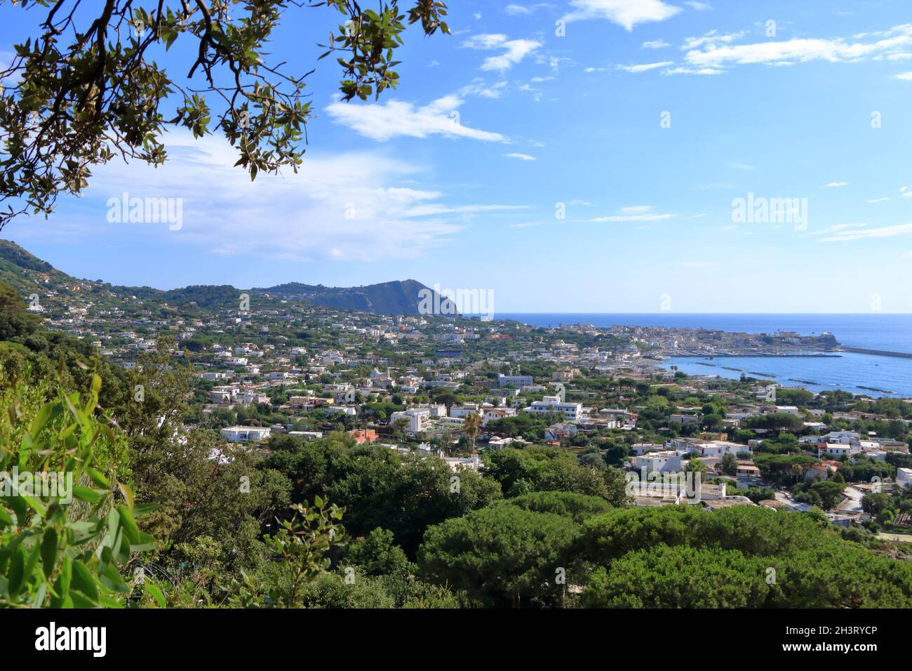 Aerial View of Forio, Ischia Island in Italy Stock Photo - Alamy