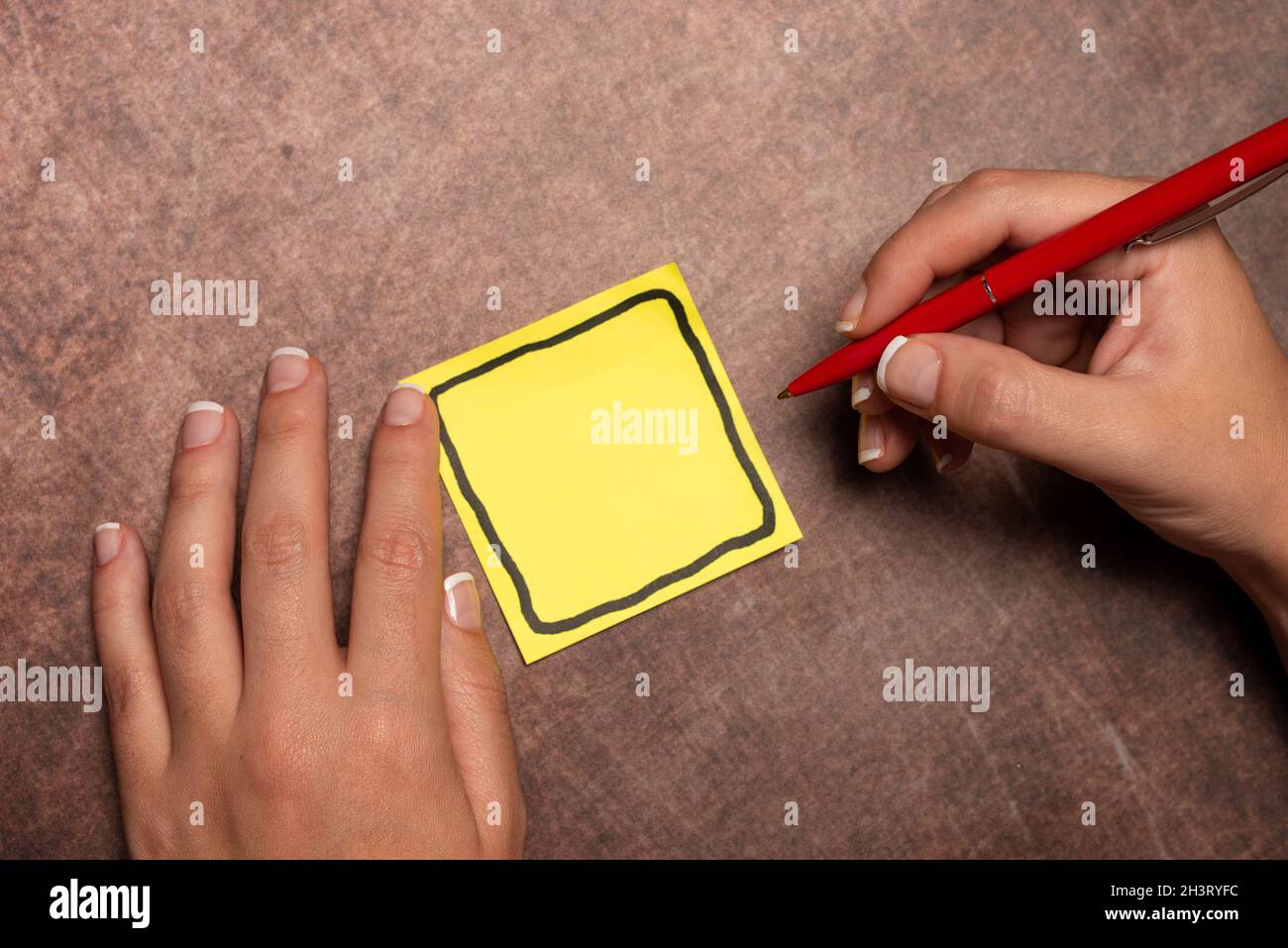 Writing Important Notes Drawing New Design Composing Letter Ideas ...